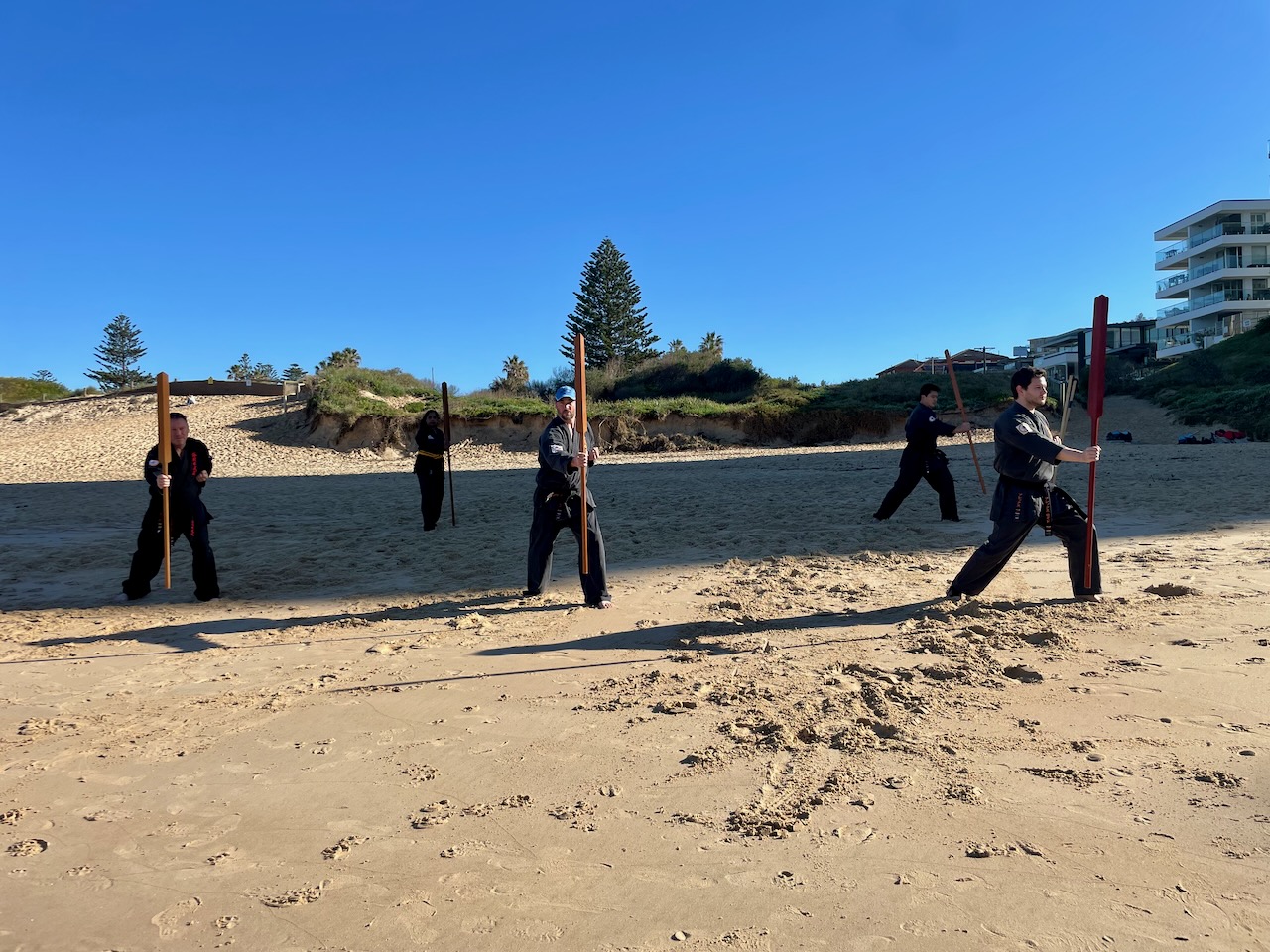 Kobudo Beach Training – June 22, 2025 – Kyokushin International Martial ...